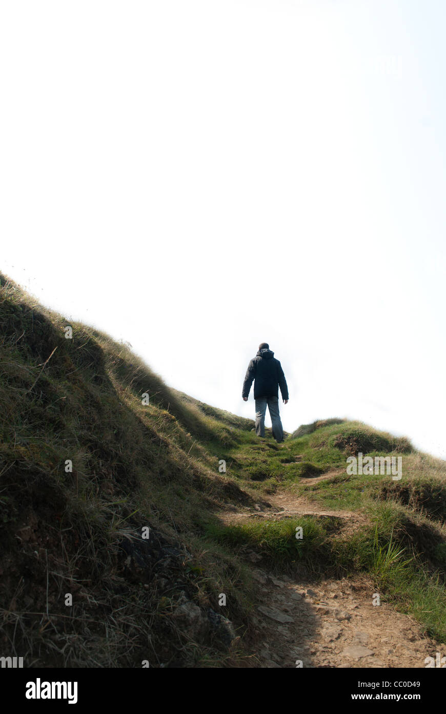 Man walking outside figure hi-res stock photography and images - Alamy