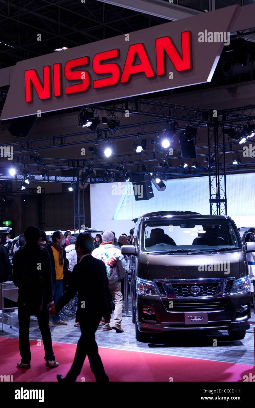 The popular Nissan display at the Nagoya Motor Show, December 22 thru ...