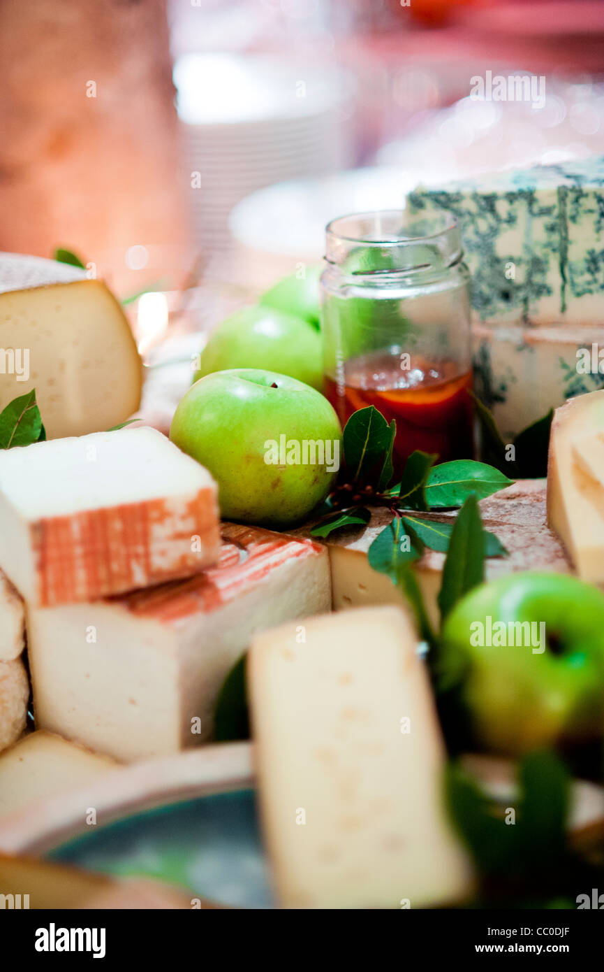 cheese on the table in a restaurant Stock Photo - Alamy