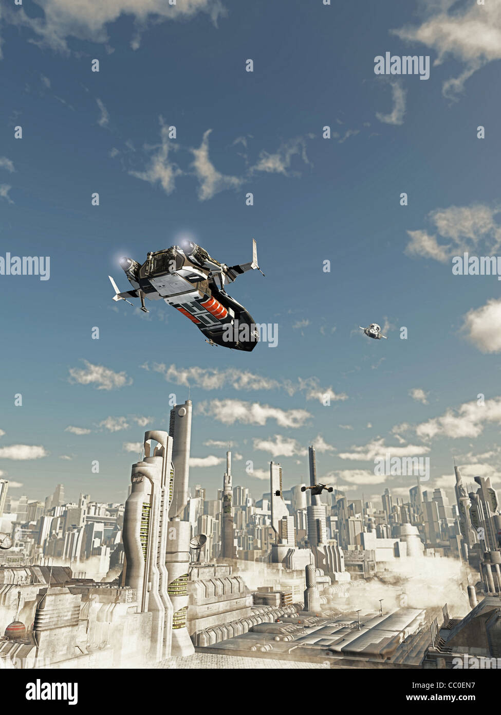 Spaceship landing hi-res stock photography and images - Alamy