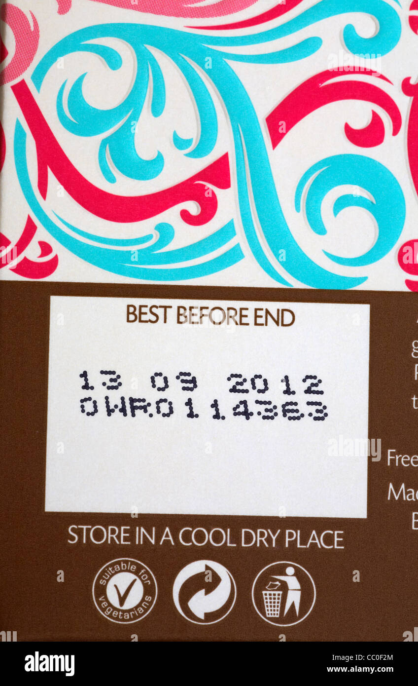 Best before end date food packaging hi-res stock photography and images ...