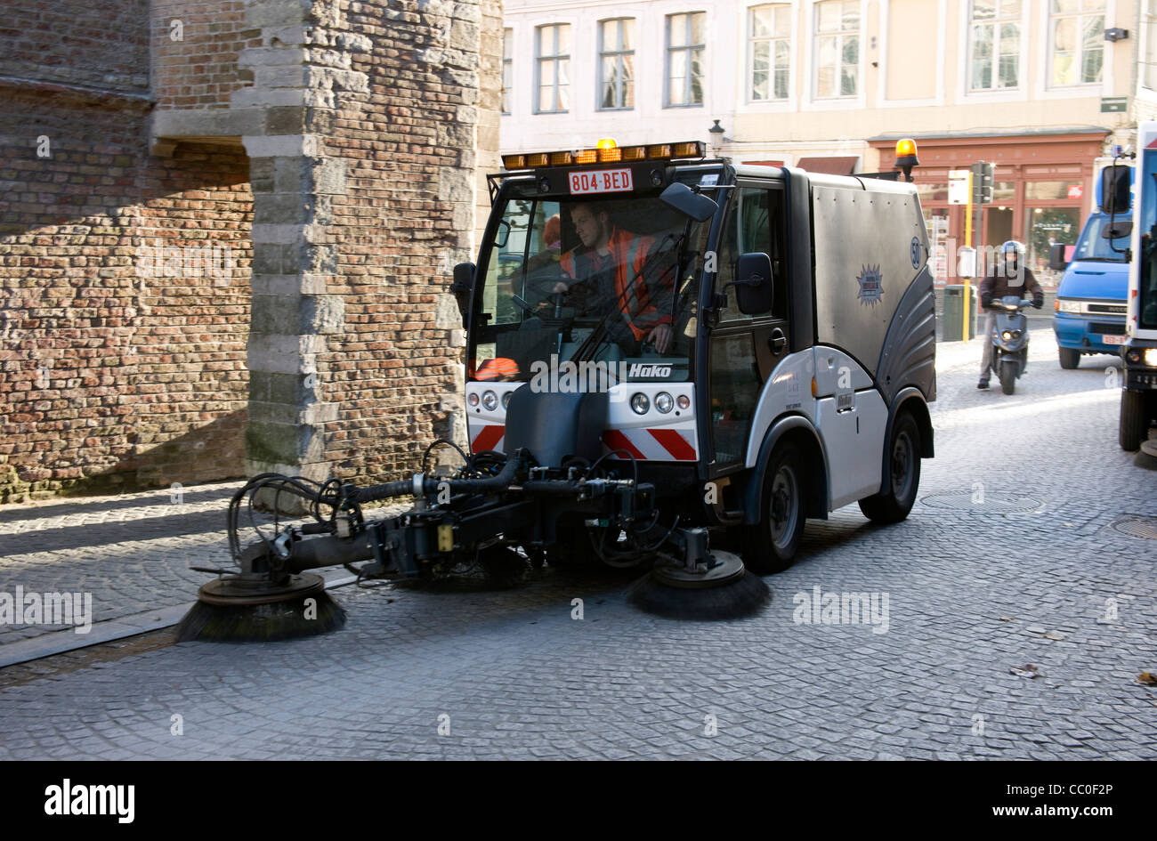 Mechanical sweeper hi-res stock photography and images - Alamy