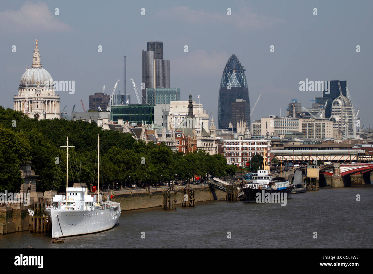 London buildings and structures Stock Photo - Alamy