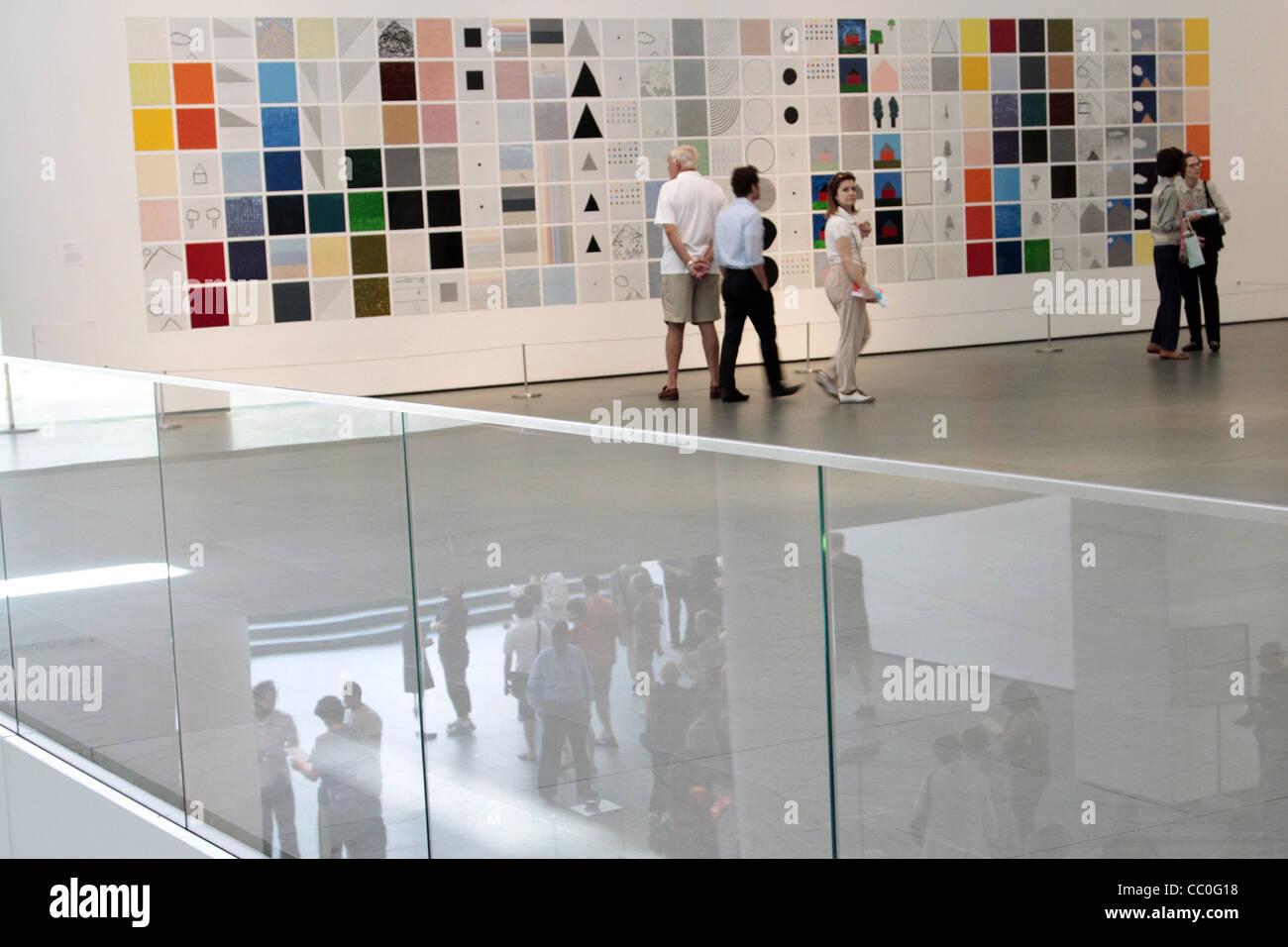 PATIO IN THE MOMA, MUSEUM OF MODERN ART, MIDTOWN MANHATTAN, NEW YORK ...