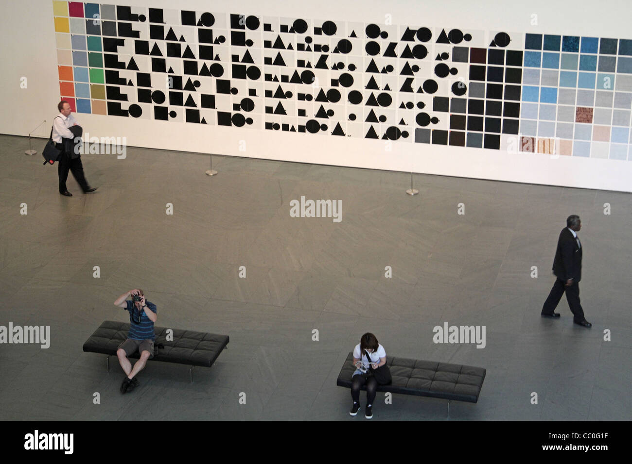 PATIO IN THE MOMA, MUSEUM OF MODERN ART, MIDTOWN MANHATTAN, NEW YORK ...
