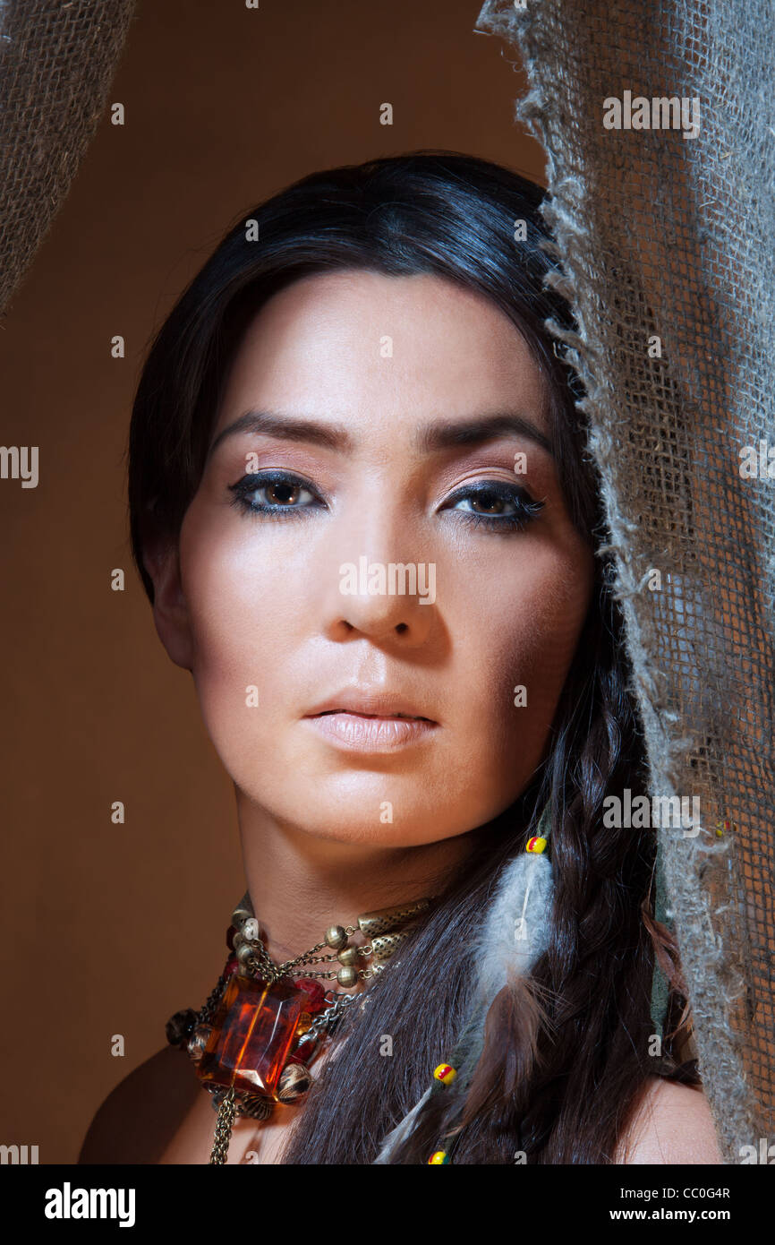 Native American Indian Girl Makeup