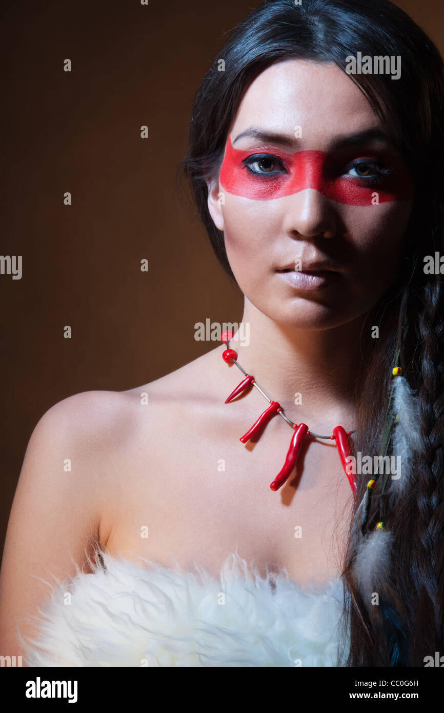 Indian Costume Face Makeup