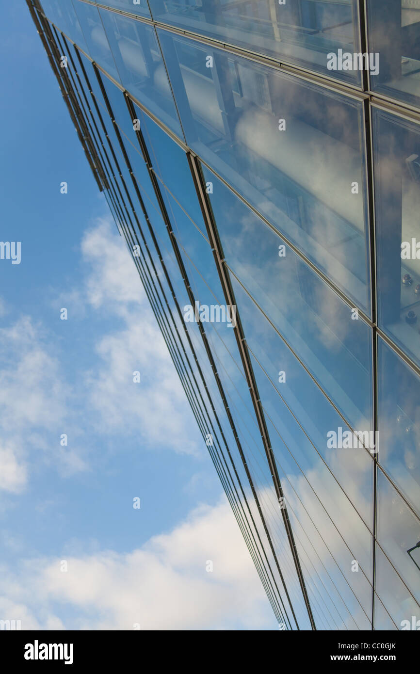 Modern building windows reflects hi-res stock photography and images ...