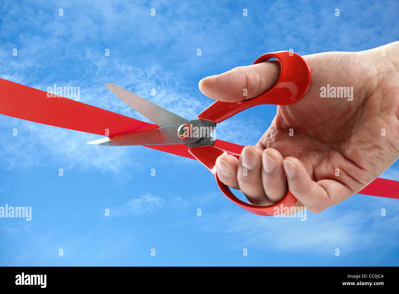 Inauguration ribbon hi-res stock photography and images - Alamy