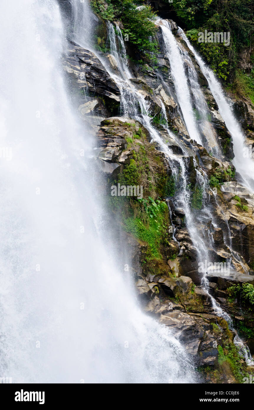 Wachirathan waterfall at Doi Inthanon National Park in northern ...