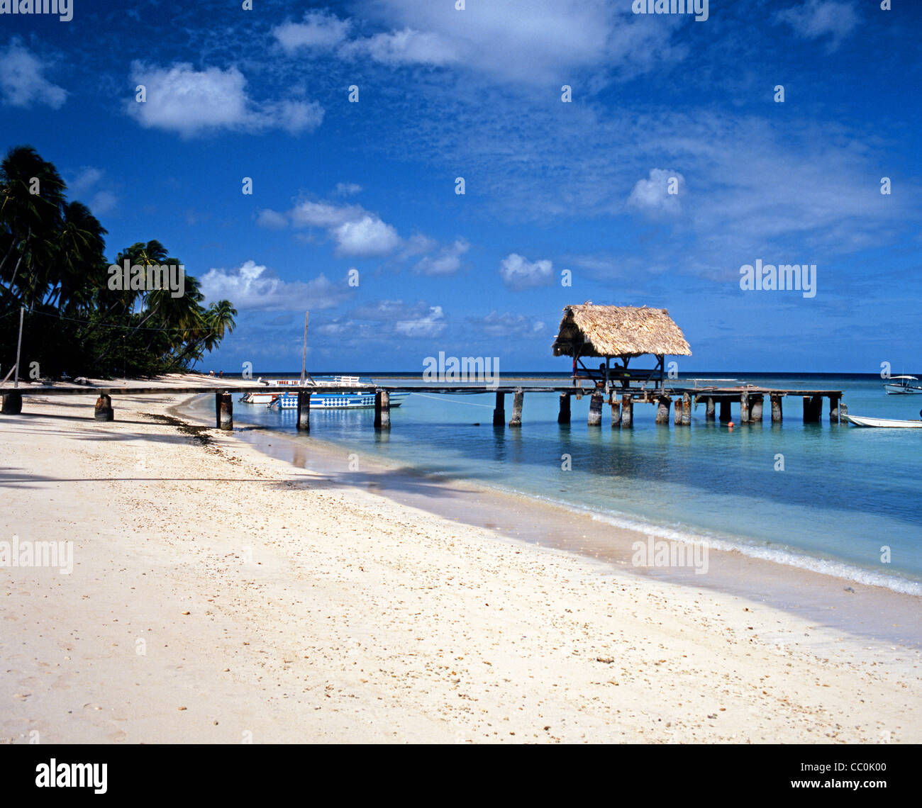 Pigeon Point beach and jetty, Tobago, Republic of Trinidad and Tobago ...