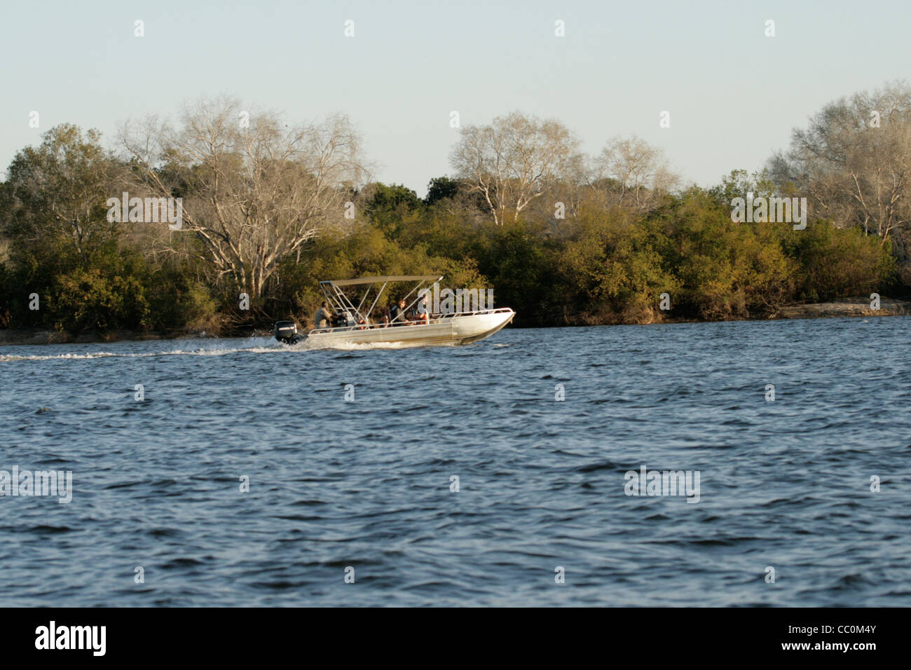 Boat Cruise of the Zambezi River, Zimbabwe/Zambia Stock Photo - Alamy