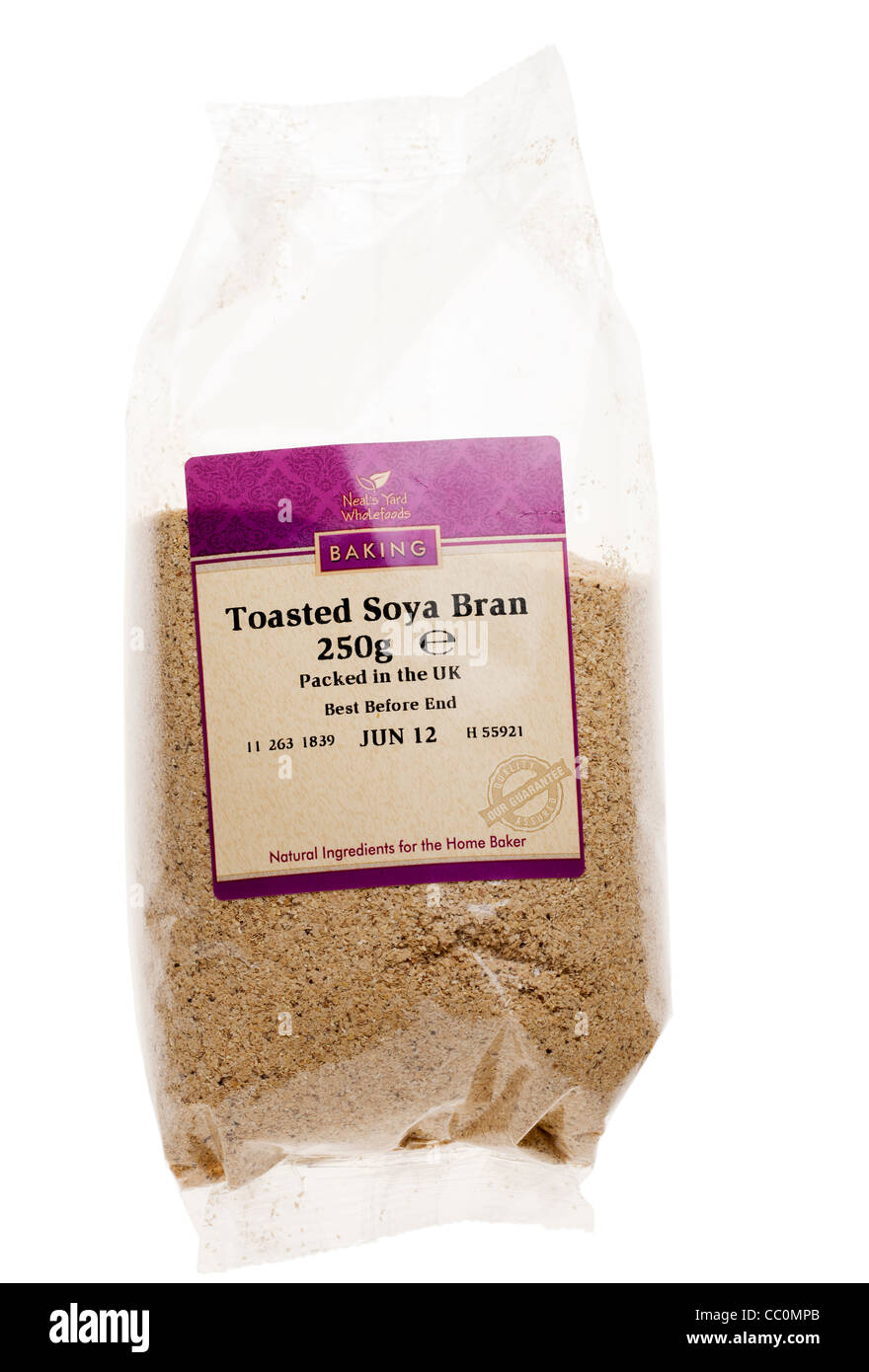 Bag of Toasted Soya Bran Stock Photo - Alamy