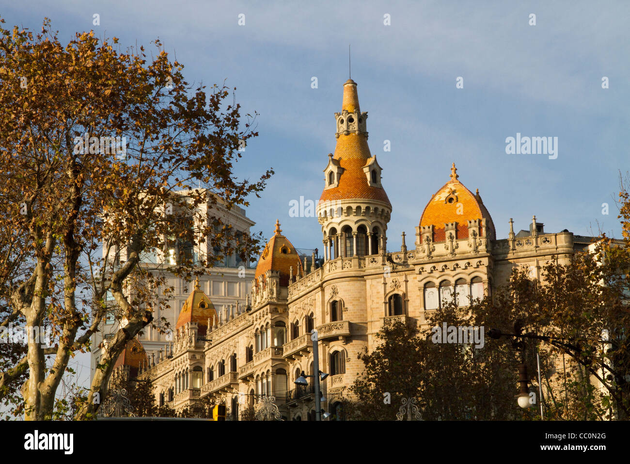 Barcelona architecture building edifice Spain Stock Photo - Alamy