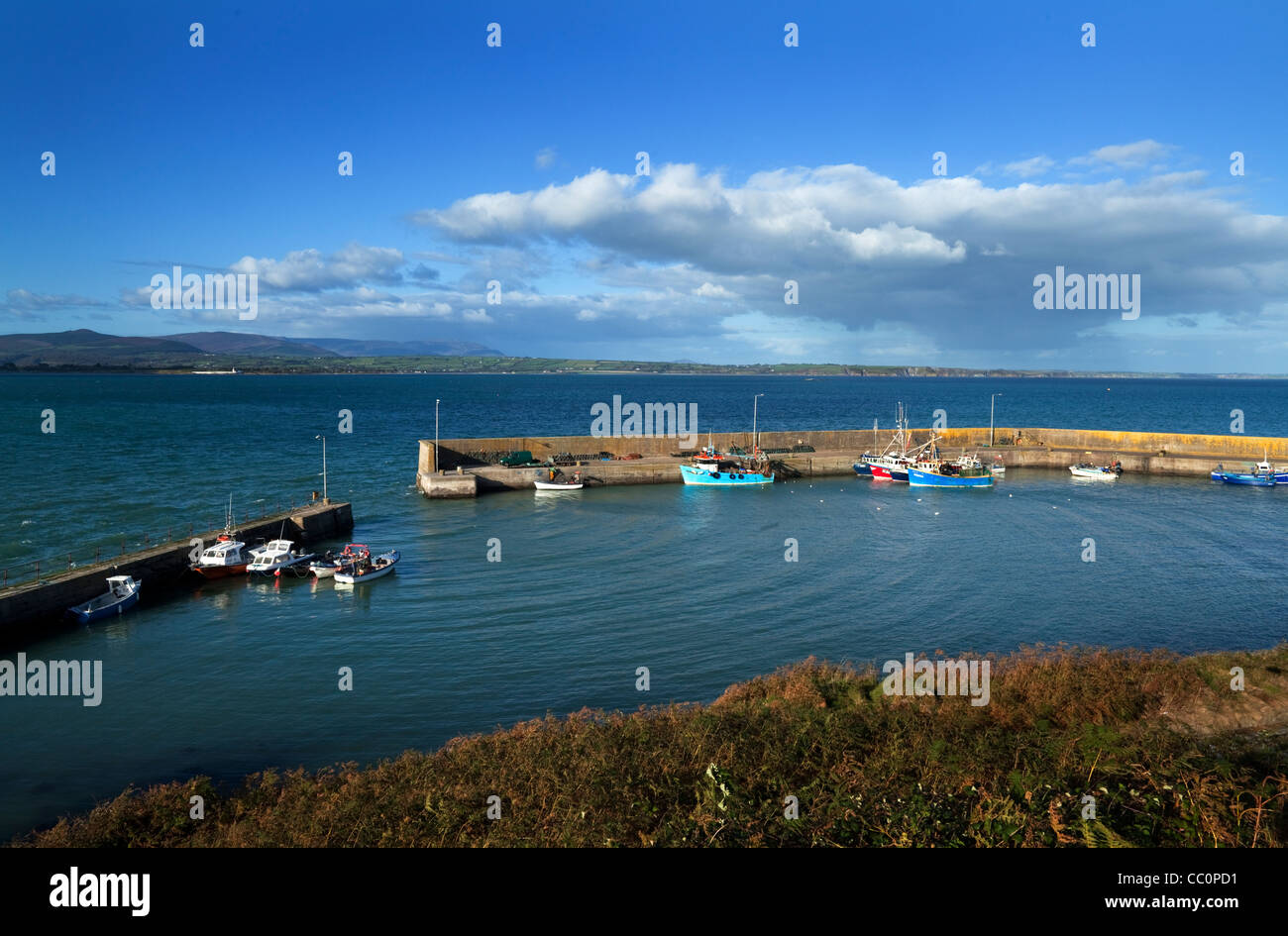 Helvick Harbour, On the An Rinn (Ring) Peninsula, County Waterford ...