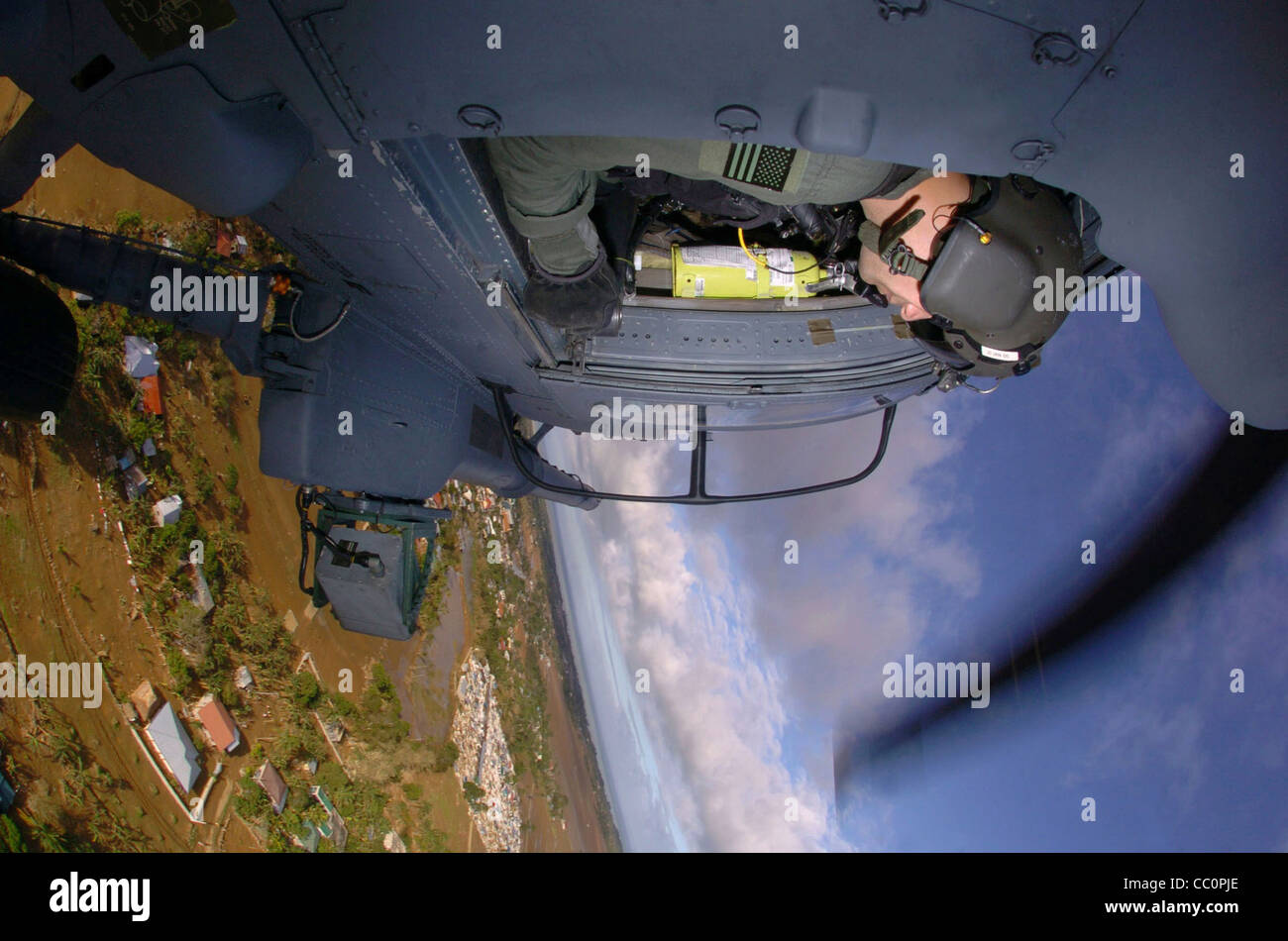 During typhoon relief operations here th hi-res stock photography and ...