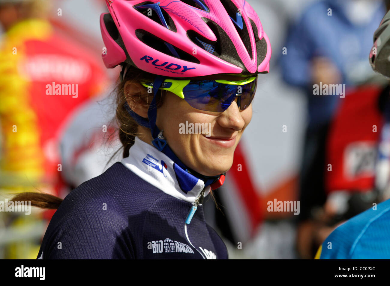 Before the race elite Women Cycling Road-races in the 2011 World ...