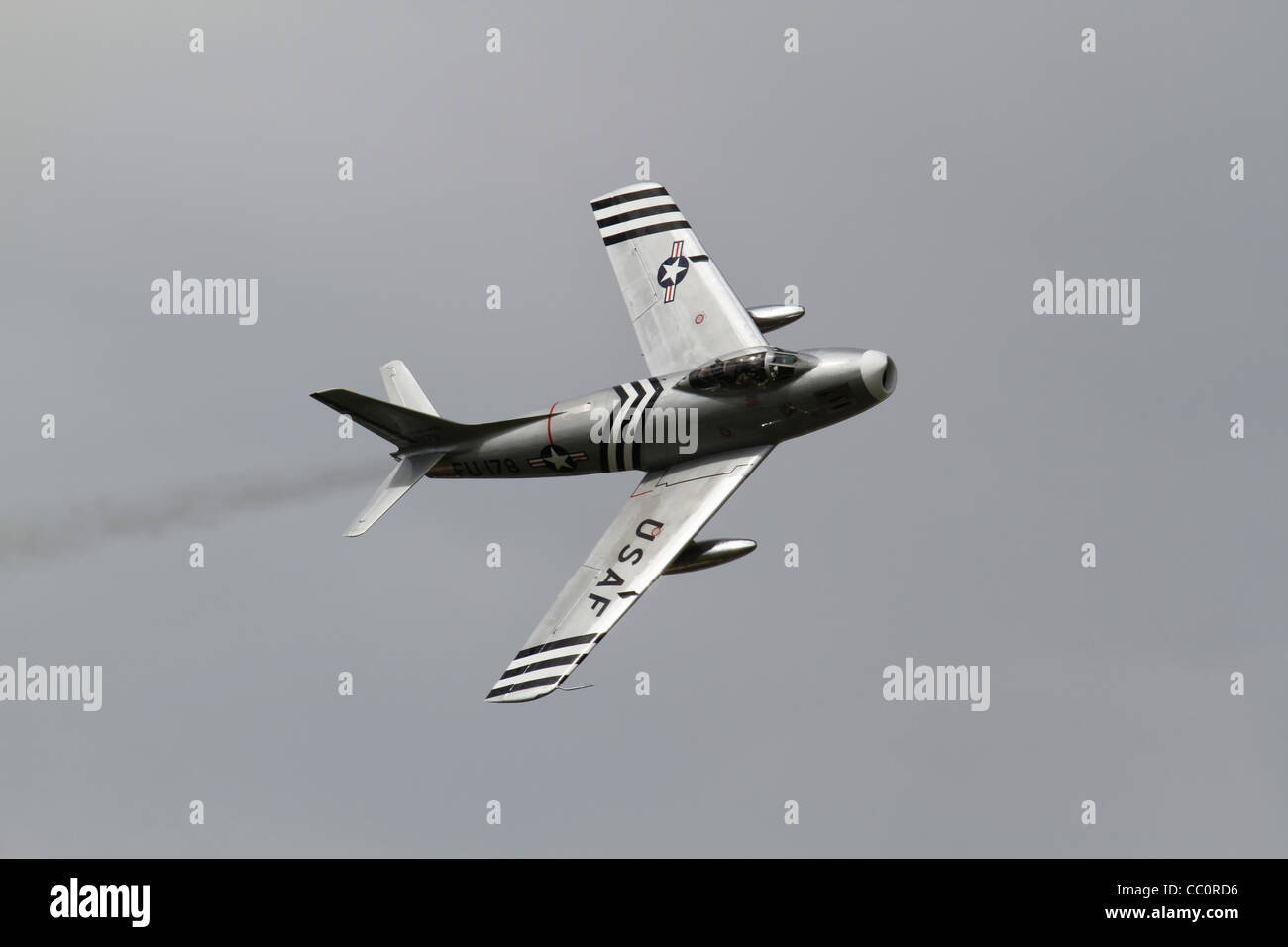 North American Aviation F-86 Sabre jet fighter at Dunsfold Wings ...