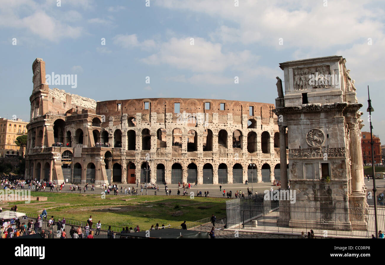 The Colosseum of Rome Stock Photo - Alamy