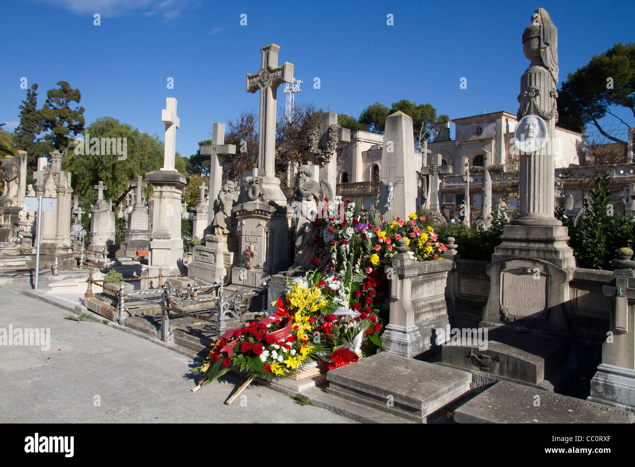 Cemetery in Palma de Majorca Mallorca Balearic Spain Stock Photo - Alamy
