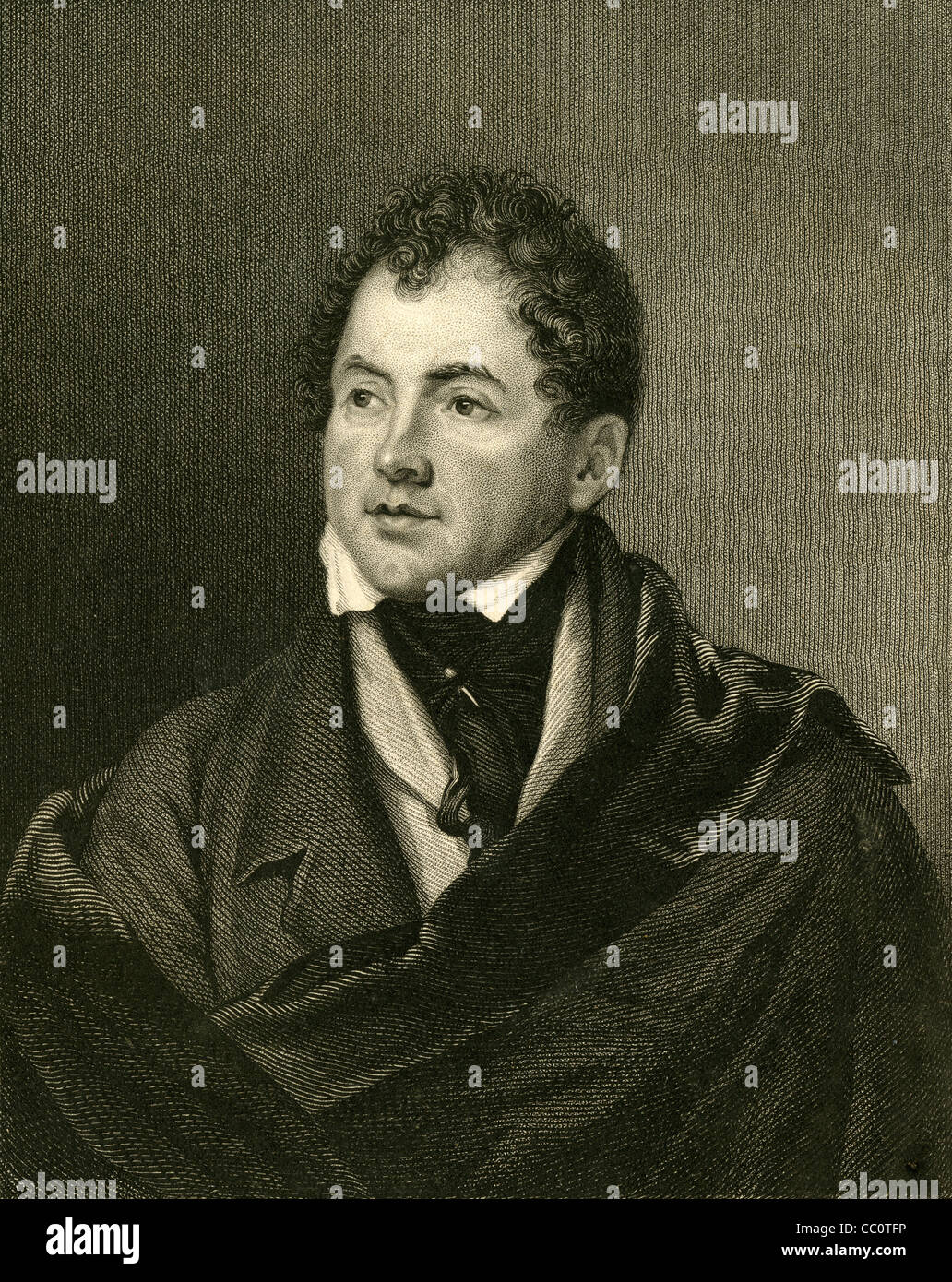 1830 engraving of Thomas Moore Stock Photo - Alamy