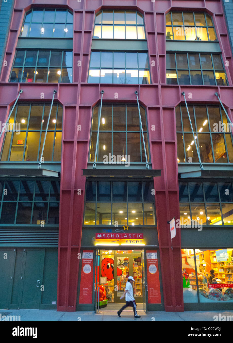 Scholastic children's publishing company in Soho Manhattan NYC Stock Photo - Alamy