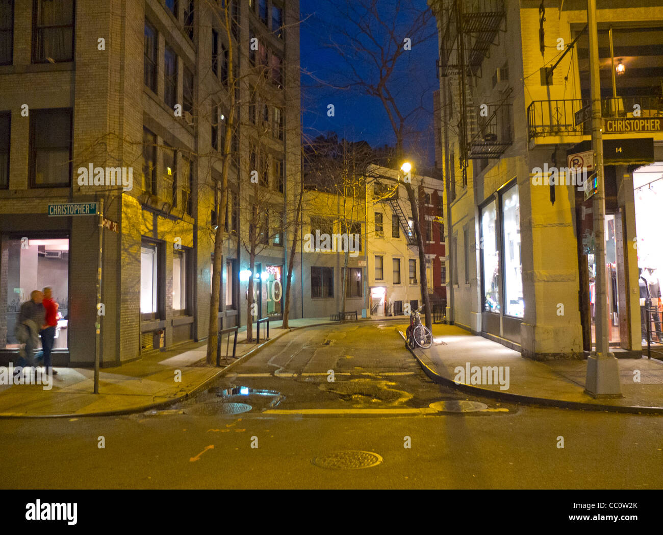 Empty housing apartments curved small road hi-res stock photography and ...