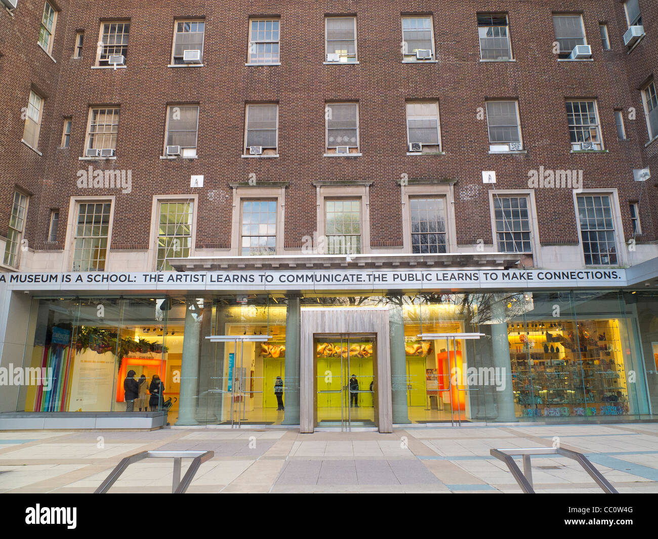 front entrance to El Museo Del Barrio building in New York City Stock ...
