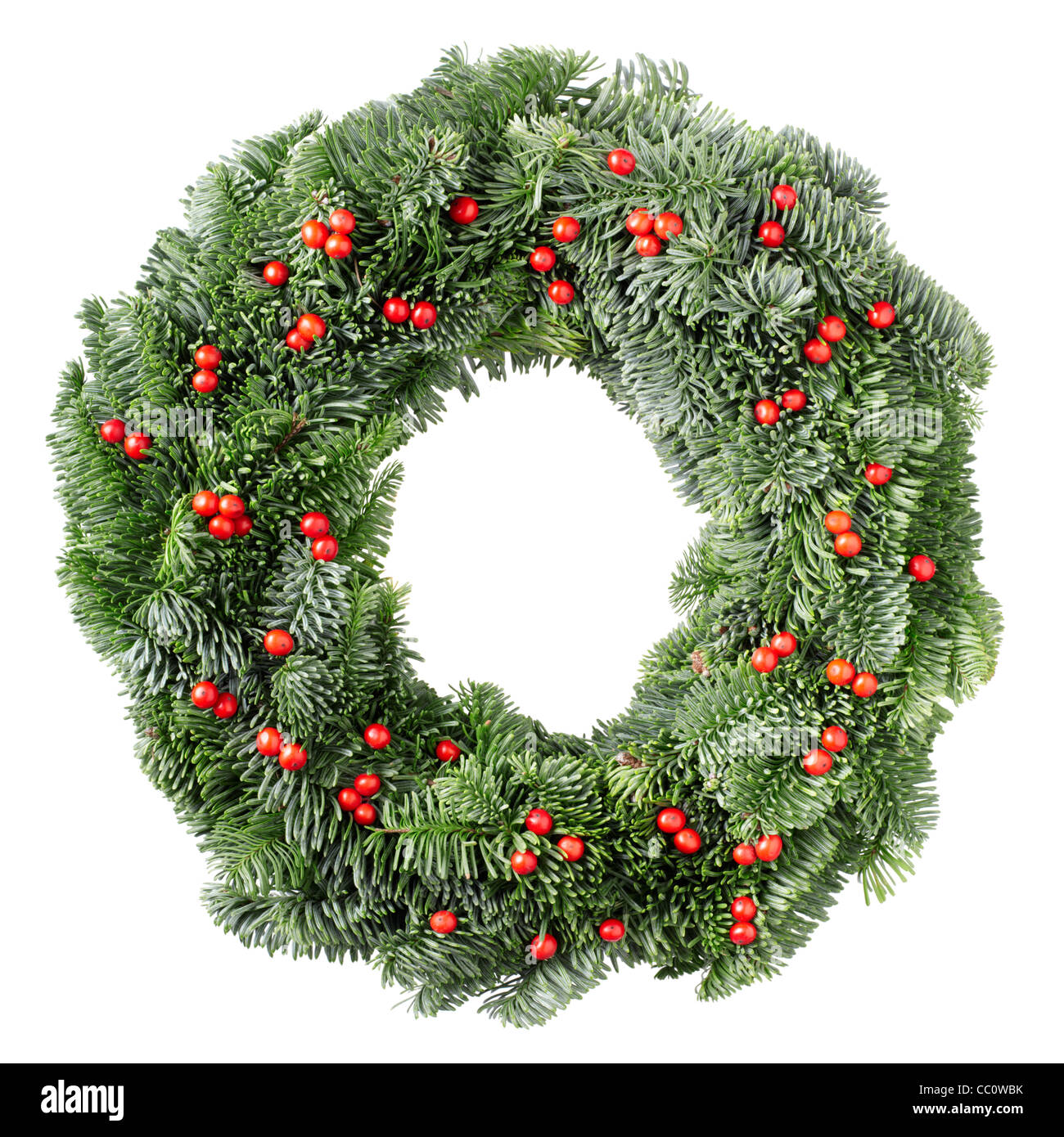 Christmas Wreath Cut Out Stock Images & Pictures - Alamy