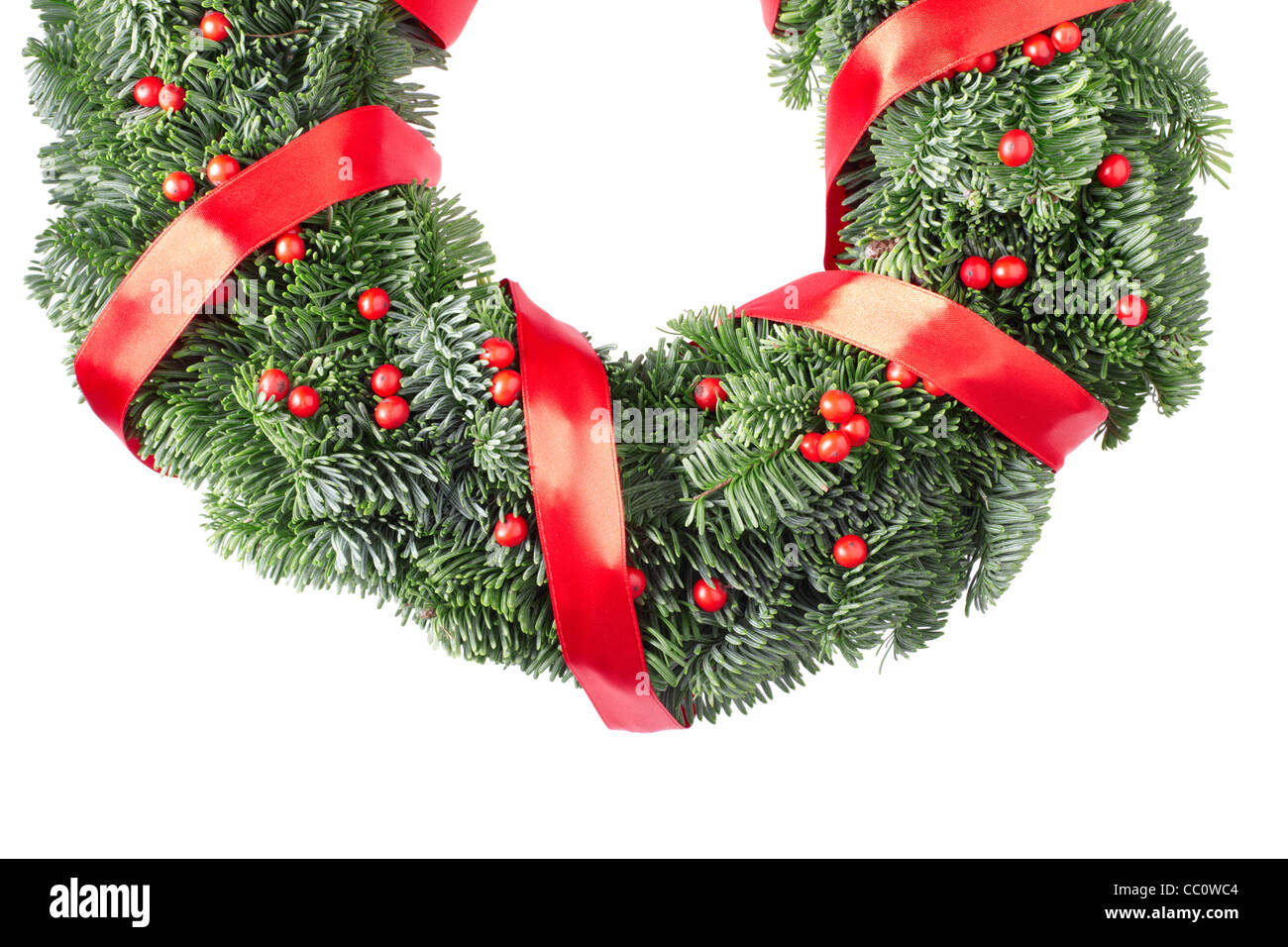 Holly red berries tree Cut Out Stock Images & Pictures - Alamy