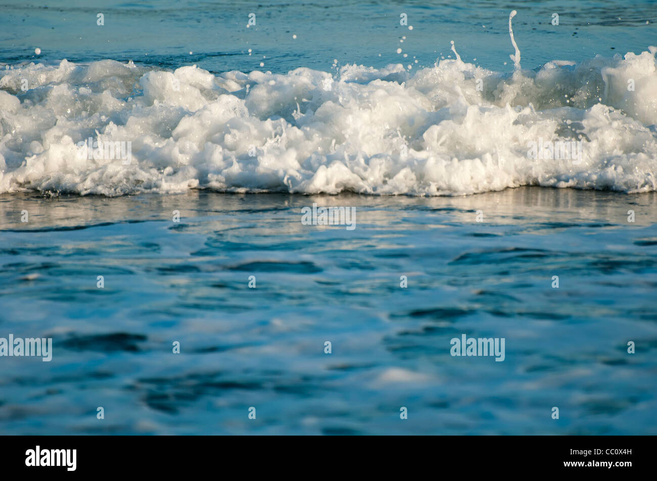 Waves closeup. Sparkling white waves Stock Photo - Alamy