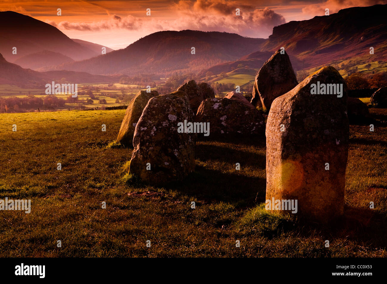 Castlerigg stone circle, Keswick, Lake District Stock Photo - Alamy