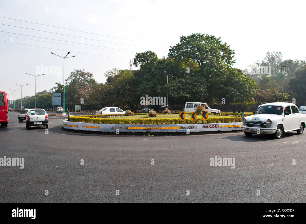 Roundabout, Chandigarh, India Stock Photo - Alamy