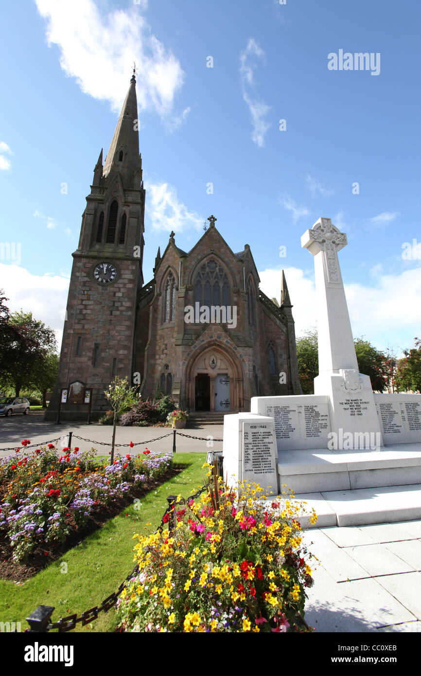 War memorial glenmuick ballater church hi-res stock photography and ...