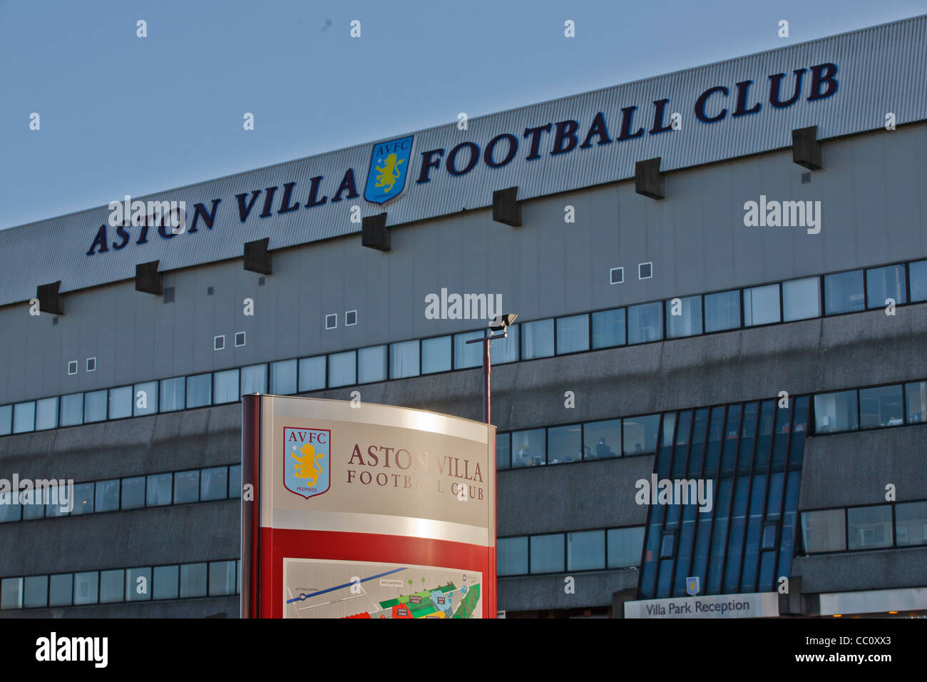Aston Villa football club stadium villa park an association football ...