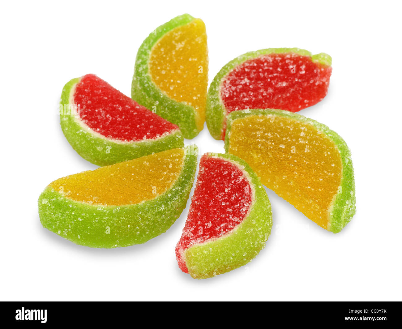 Colorful fruit sugary candies close-up Stock Photo - Alamy