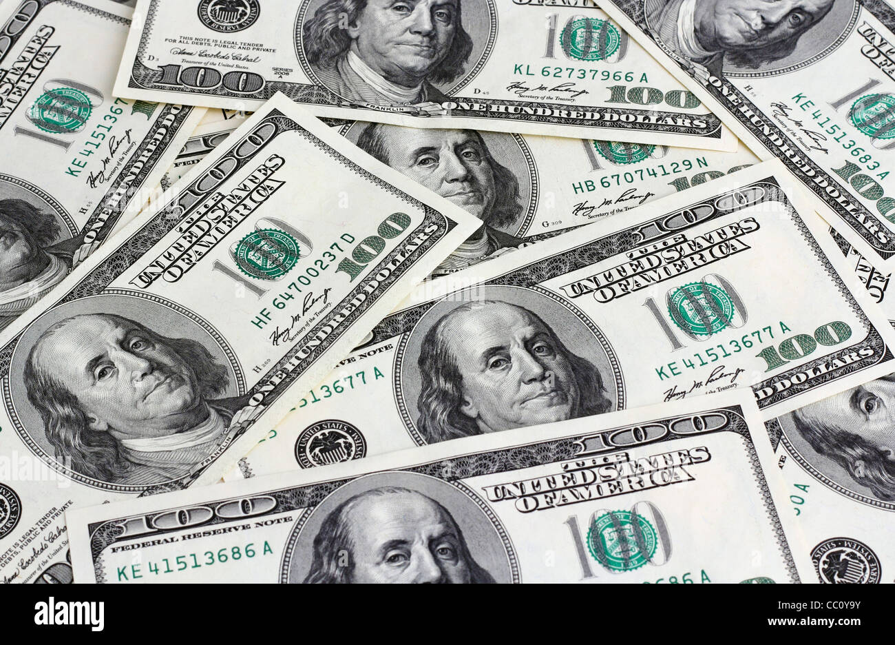 The financial concept of earnings, American dollars, background Stock ...