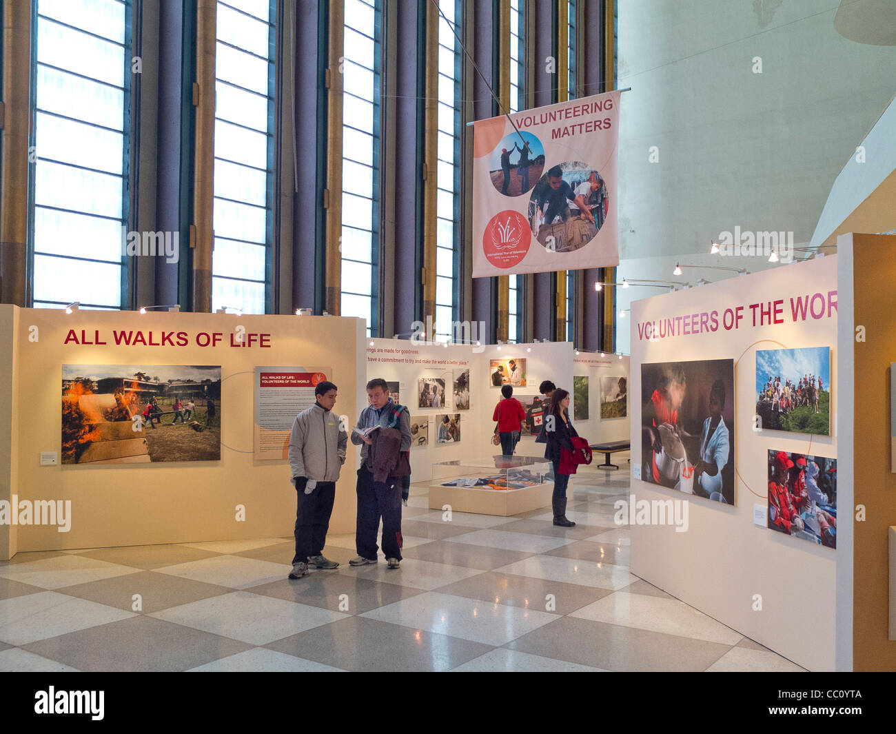 United nations building interior new york hi-res stock photography and ...