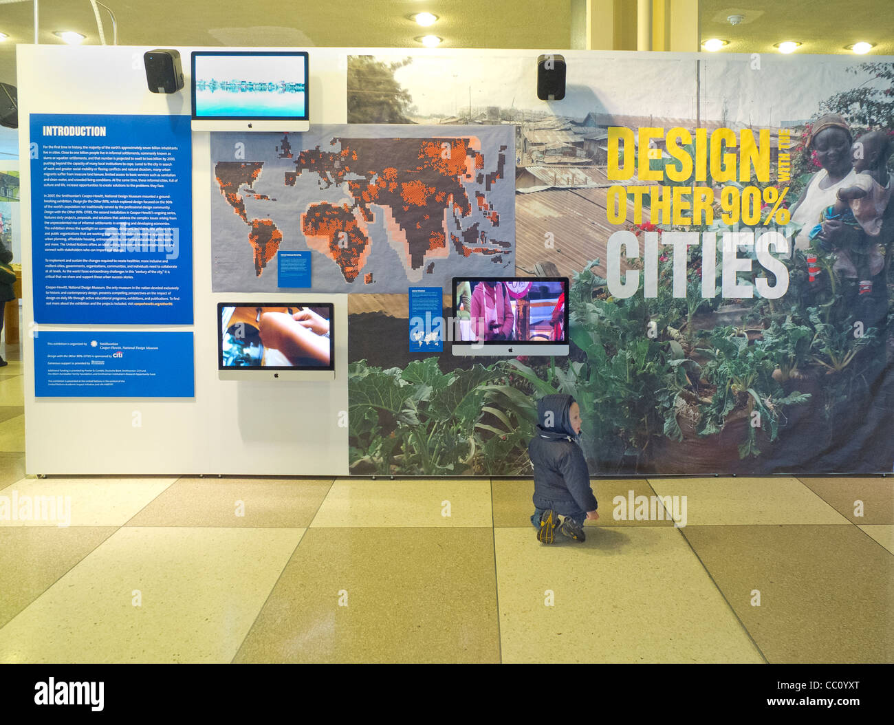 eco housing building materials display Stock Photo - Alamy