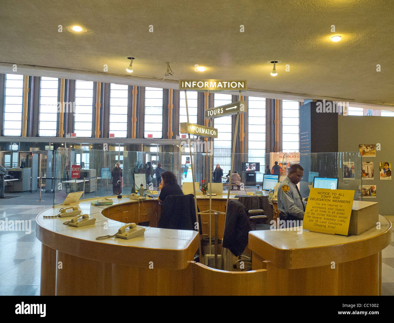 United nations building interior new york hi-res stock photography and ...