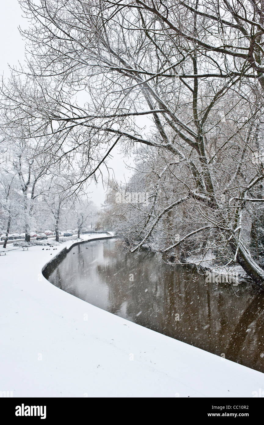 Monkbridge Landing next to the River Foss and Huntington Road, York, in ...