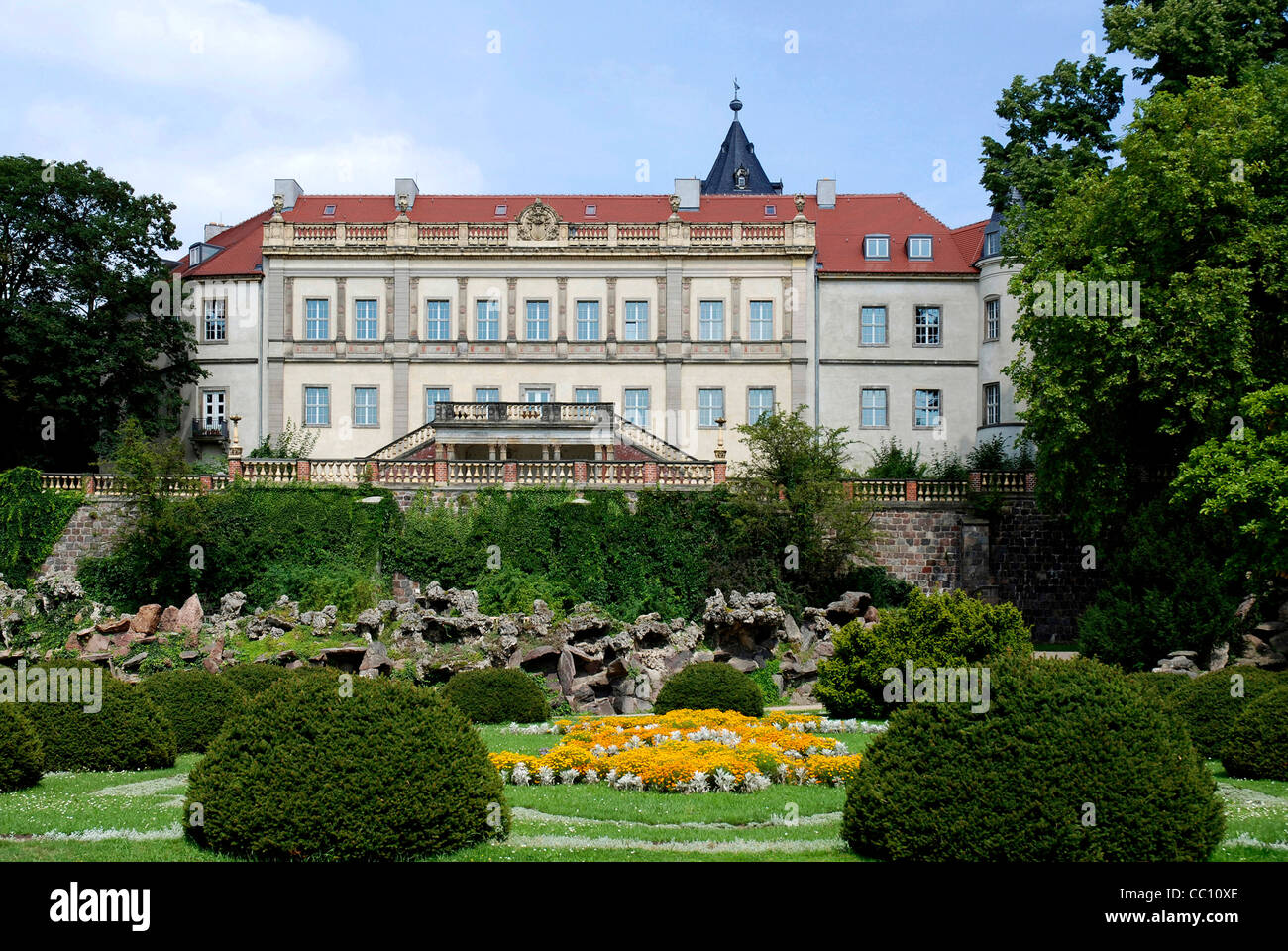 Castle Wiesenburg in Brandenburg Stock Photo - Alamy