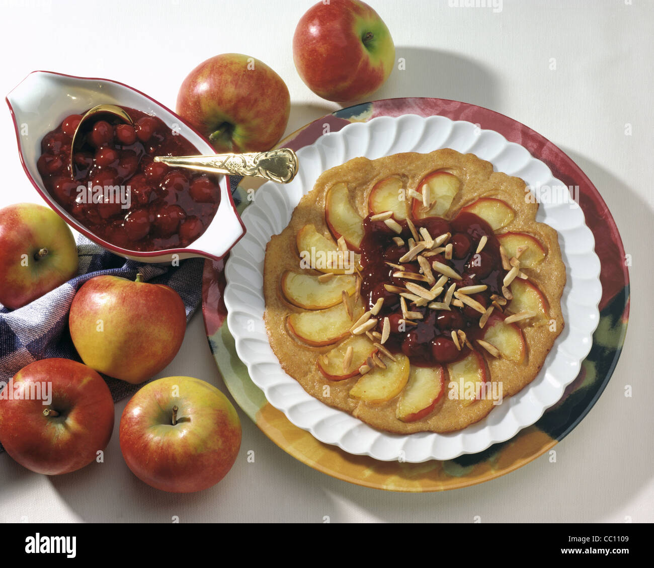 Apple - pancake Stock Photo - Alamy