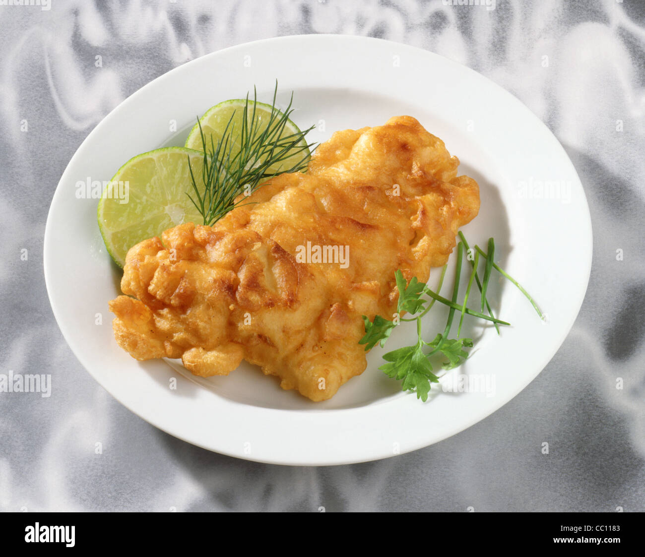 Still: Baked fillet of zander Stock Photo - Alamy