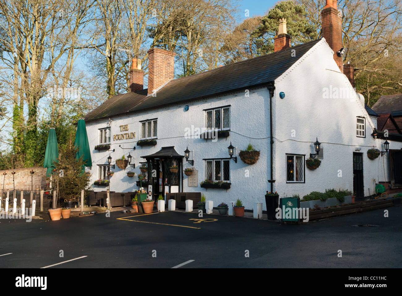 The Fountain public house in Clent, Worcestershire Stock Photo - Alamy