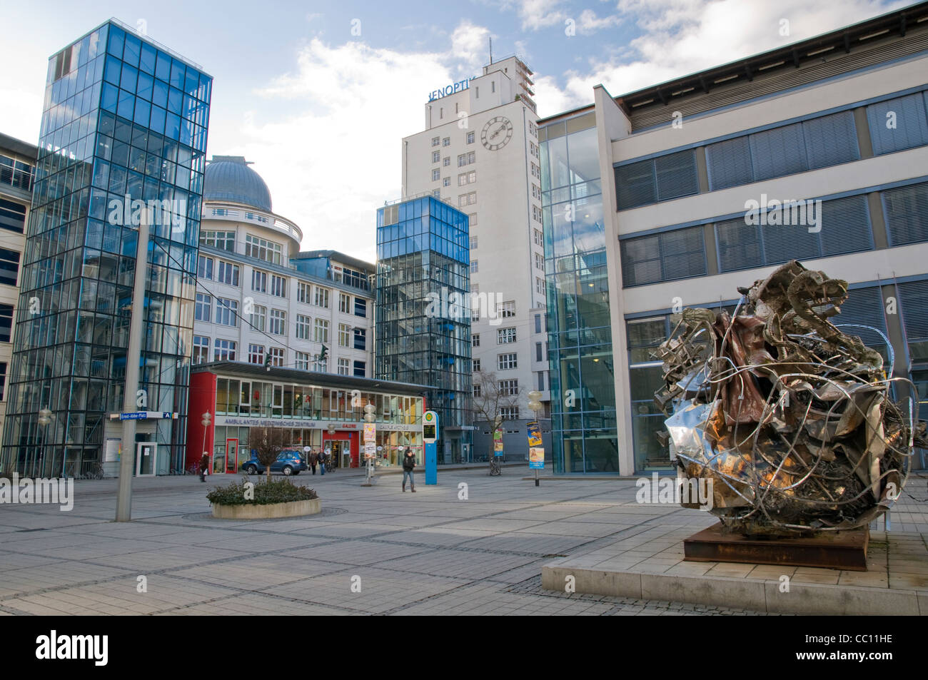 Ernst-Abbe Square on the grounds of the former Carl-Zeiss works ...