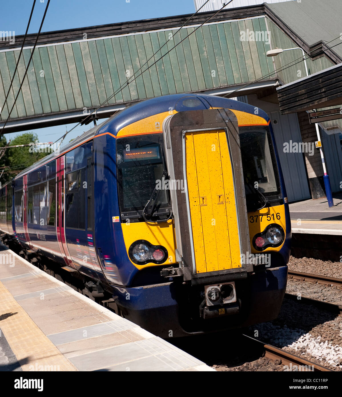 First capital connect train platform england hi-res stock photography ...
