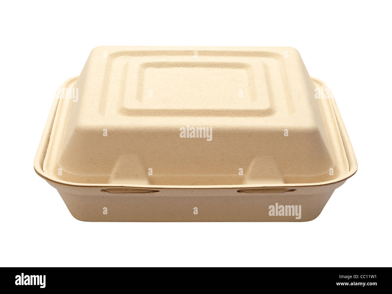 Take out box Isolated on a white background Stock Photo - Alamy