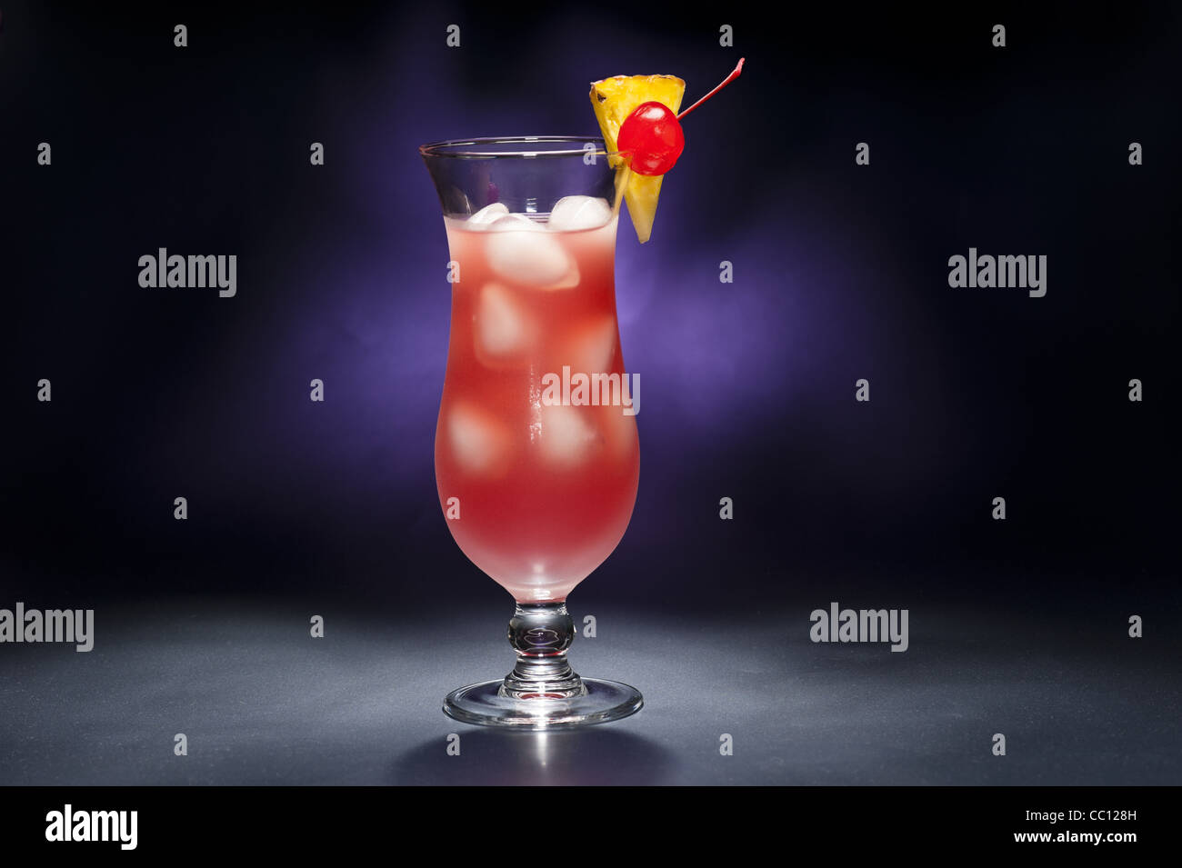 Singapore Sling cocktail Stock Photo - Alamy