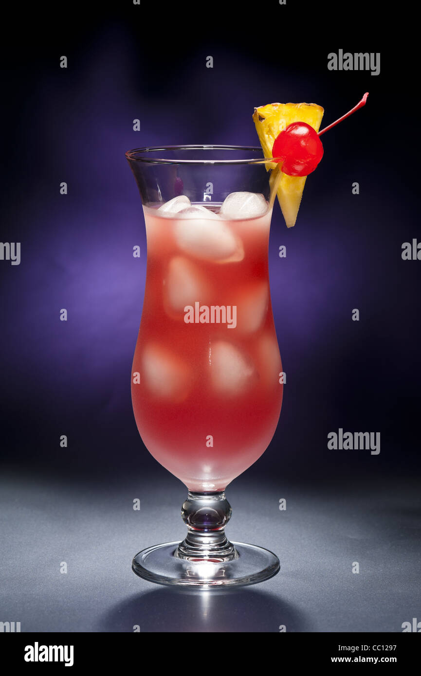 Singapore Sling cocktail Stock Photo - Alamy